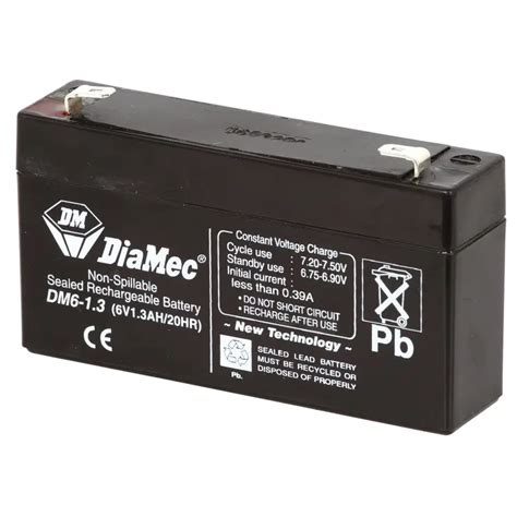 6v 1 3ah Sla Battery Oamaru Computer Services Ltd