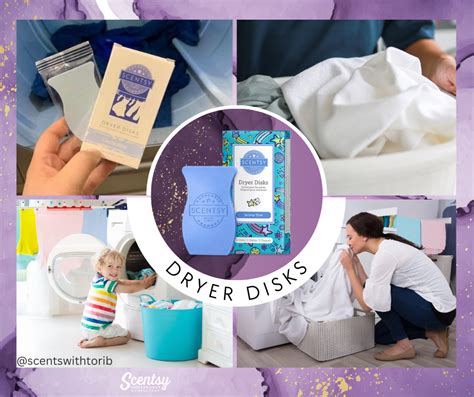 Scentsy Dryer Disks Clean Laundry Cleaning Scented Laundry Detergent