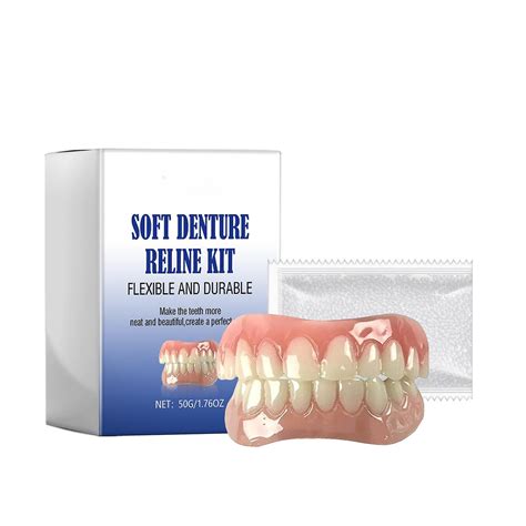 Soft Denture Reline Kit Denture Repair Kit False Teeth Set Denture Reliner Kit Denture Kit