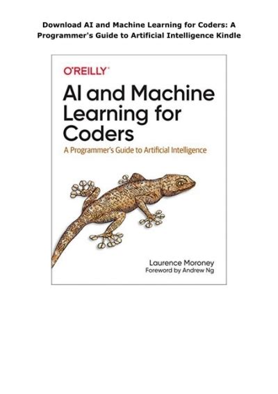 download ai and machine learning for coders a programmer s guide to