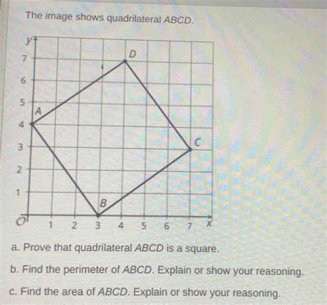 Solved The Image Shows Quadrilateral Abcd A Prove That Quadrilateral