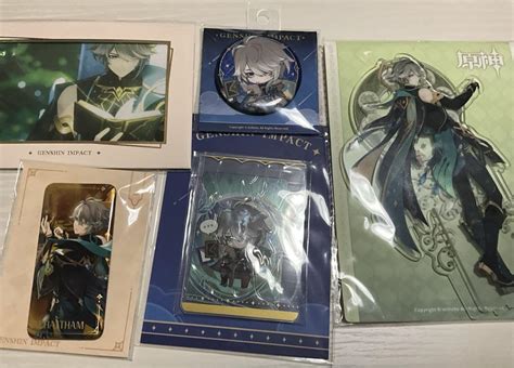 原神 アルハイゼン 公式正規品 立ち絵 アクスタ カード 缶バッジ ポスカ メルカリ