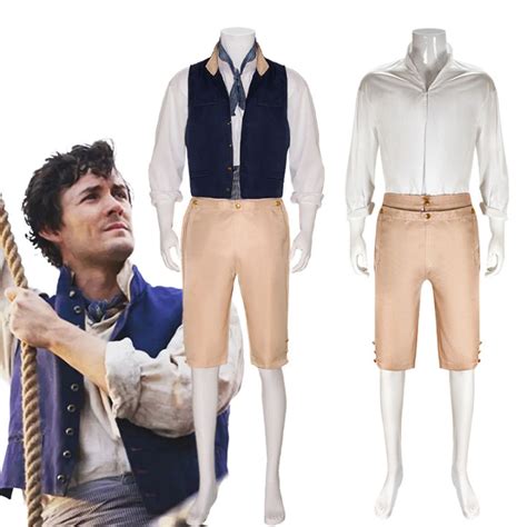 The Little Mermaid Eric Cosplay Costume Prince Eric Cosplay Top Pants