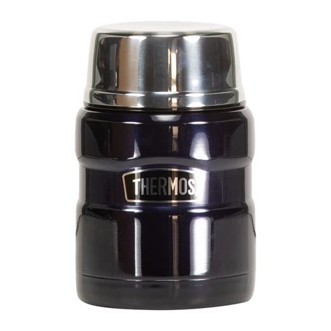 Thermos King Stainless Steel Vakuum Food Jar Dark Blue 470 Ml Mattermos Blå Termos Xxl