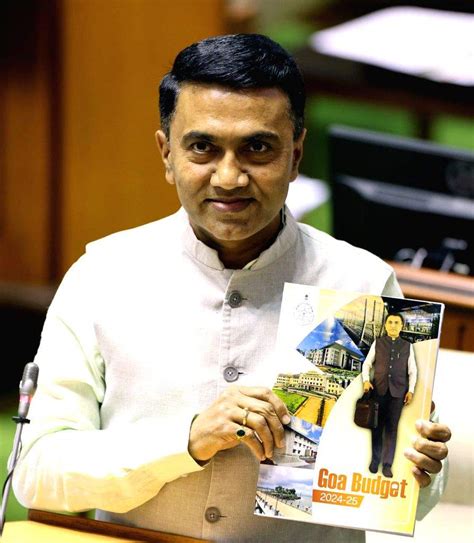 Goa Chief Minister Pramod Sawant Arrives To Present The State Interim
