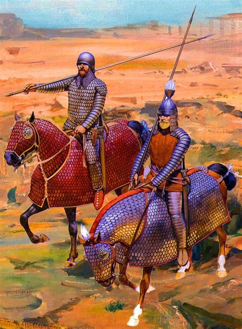 Parthian cataphracts, 1st century BC | Римская империя, Античность ...
