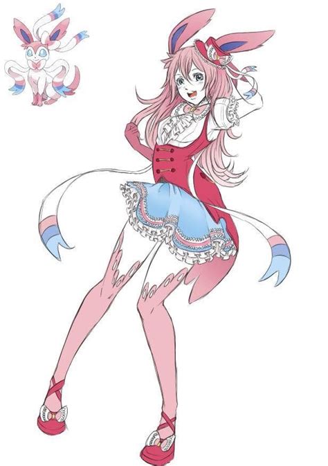 Eeveelutions Pokemon Gijinkas Fan Art Fan Art Pokemon Eeveelutions