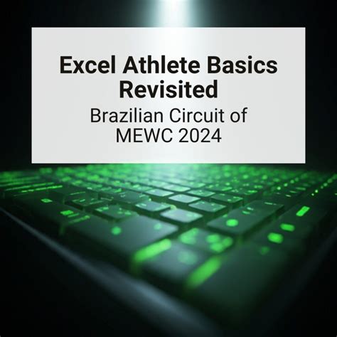 “excel athlete basics revisited” brazilian circuit of mewc 2024 fmwc