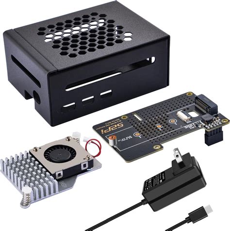 Amazon Geekworm X PCIe M Key M NVMe SSD PIP Peripheral Board P Metal Case With
