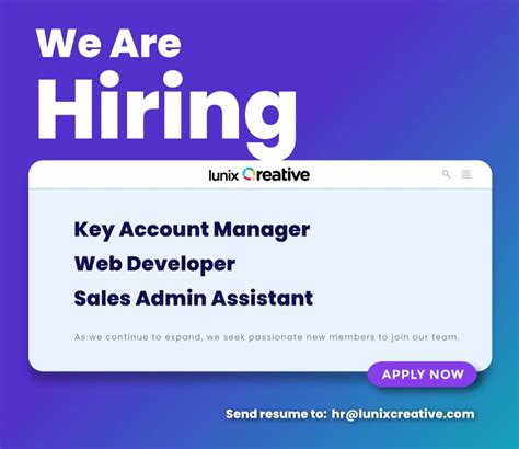 Lunix Creative Sdn Bhd On Linkedin Jobhiring Jobalert