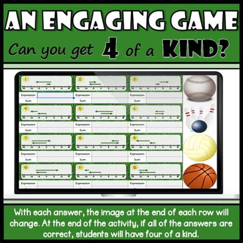 Modeling Integer Addition With Number Lines Self Checking Digital Game