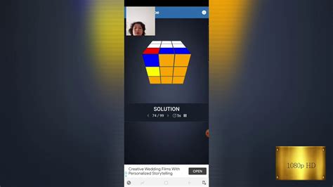 How To Solve A Rubiks Cube Just With Your Phone Very Easy Youtube