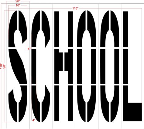 96 Texas Dot School Stencil 1 800 Stencil
