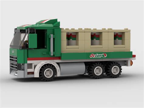 Lego Moc Octan Flatbed Truck By Haulingbricks Rebrickable Build