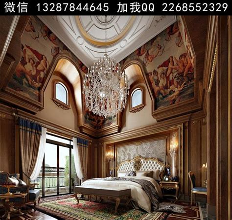 别墅欧式风格室内装修设计案例效果图3510461领贤网