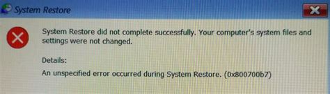 System Recovery Error X B Fixed Techquack