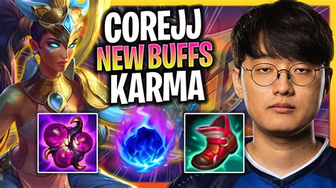 COREJJ TRIES KARMA WITH NEW BUFFS TL Corejj Plays Karma Support Vs