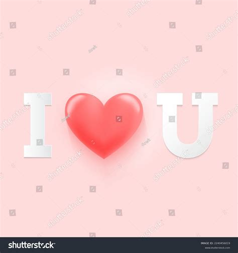 Love Youpapercut Concept Vector Symbols Love Stock Vector Royalty Free