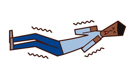 Illustration Of Epilepsy And Convulsions Man Free Illustrations