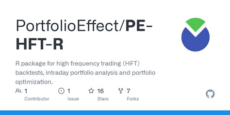 Github Portfolioeffectpe Hft R R Package For High Frequency Trading
