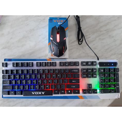 Keyboard And Mouse Set Gaming Rgb Voxy K358 G200 Lazada Indonesia