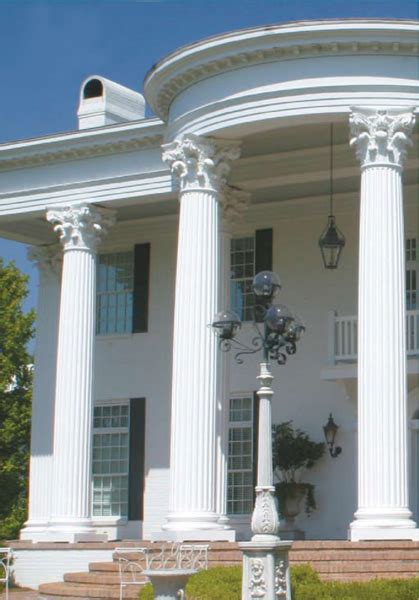 Round Fiberglass Porch Columns Crawl Space Doors Curb Appeal Products