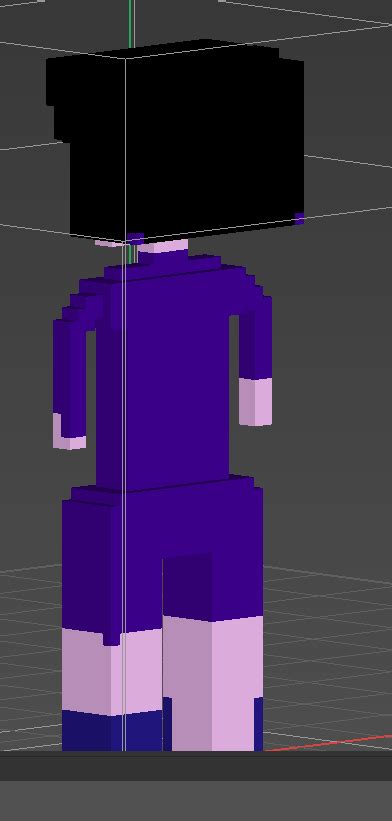 Voxel Character Unfinished Test Asset OpenGameArt Org
