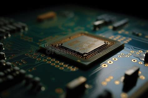 circuit board central computer processors cpu concept motherboard