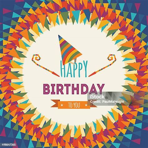 Kartu Ucapan Selamat Ulang Tahun Ilustrasi Stok Unduh Gambar Sekarang