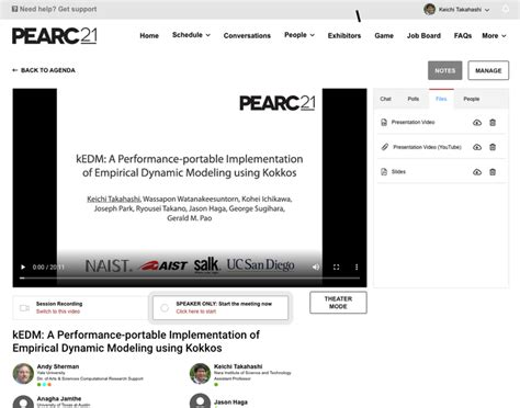 Keichi Takahashi Presented At Pearc21 Sdlab At Naist