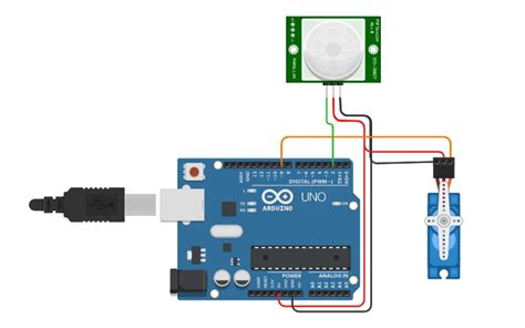 Circuit Design 62 Project Mandiri Simulasi Hand Sanitizer Otomatis Dengan Sensor Pir Dan Motor