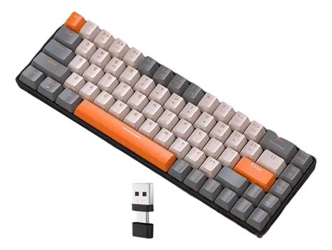 Teclado Mecánico Para Juegos Ergonomía Usb Inalámbrico Envío Gratis