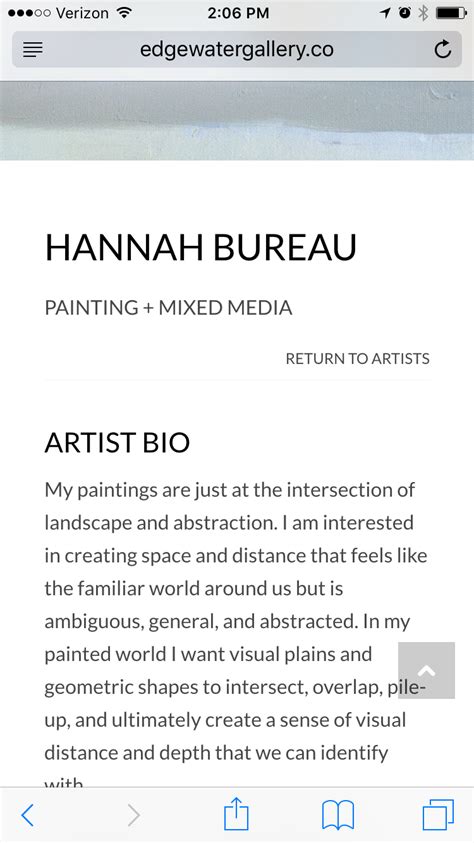 Artist Statement Example Artist Bio Examples Instagram Instagram Bio