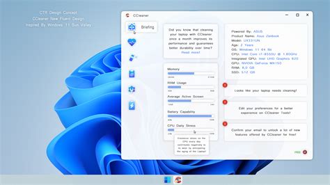 CCleaner For Windows Fluent Design Concept On Behance