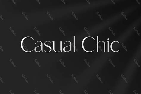 Casual Chic Minimalist Thin Font Premium Vector File Casual Chic Minimalist Thin Font Premium Vector File