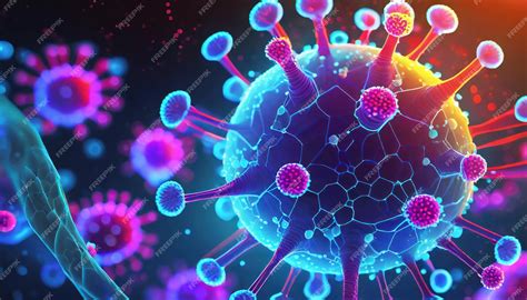 Premium Photo Human Body Science Virus Background