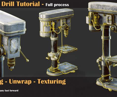 Artstation Vertical Drill Tutorial Tutorials