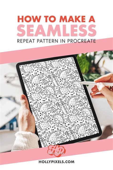 Make Create Seamless Patterns Procreate Procreate Ipad Art Procreate App Tutorial