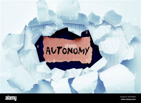 Text Showing Inspiration Autonomy Word Written On Vehicle That Can Guide Itself Without Human