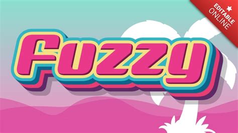Fuzzy Holidays Text Effect Generator