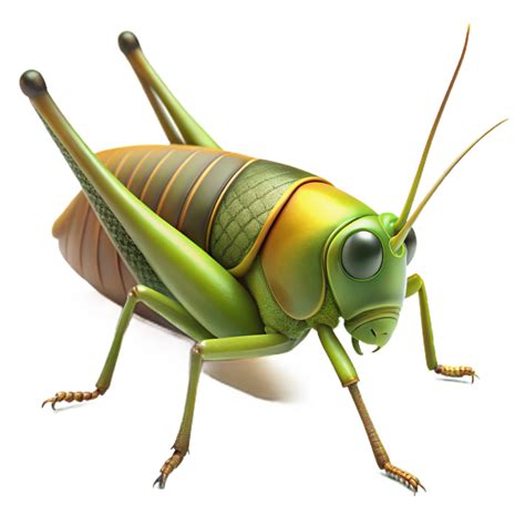 Dramatic Contemporary Close Up Of A Grasshopper High Quality 59613572 Png