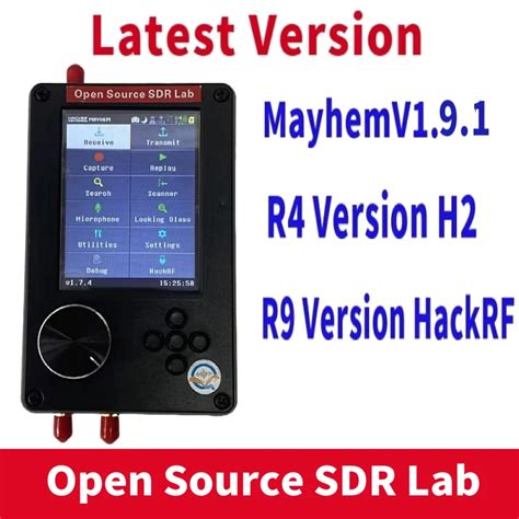 Yeni Montajl Hackrf Portapack H2 Hackrf Bir 1mhz Mayhem 2 0 0 Firmware