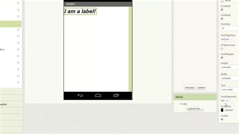 Mit App Inventor Using The Label Youtube