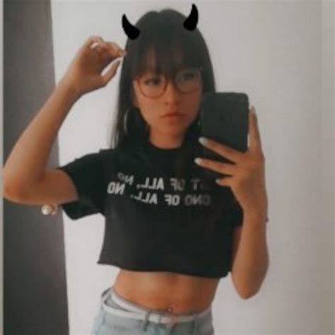 Whats The Name Of This Asian Chick With Glasses And Does She Have Any