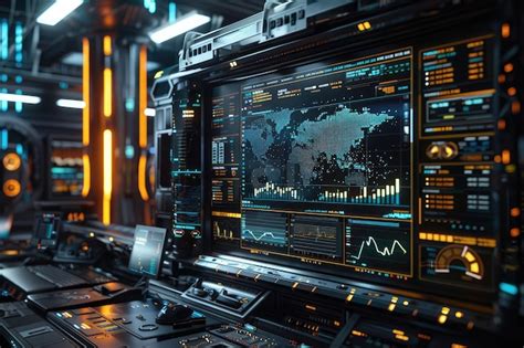 Multiple Screens Displaying Advanced Trading Data And Analytics In A
