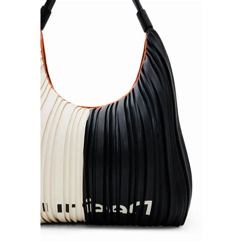 Desigual Pleat Scala Bag Black Dressinn