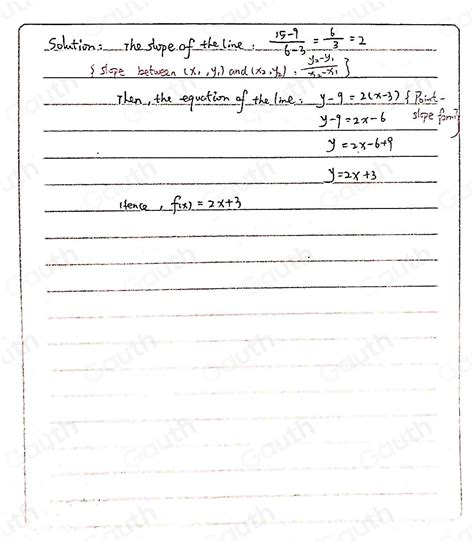 Solved 10 Given The Inputs In The Table Which Function Rule Produces The Outputs Fx3x1