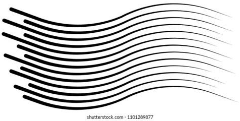 Swoosh Curve Line Arc Smooth Bend Stock Vector Royalty Free