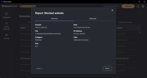 Malwarebytes Blocking Outbound Connection From Svchost Resolved Malware Removal Logs