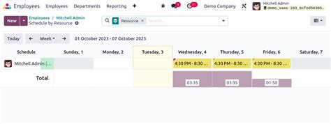 Employees In Odoo Odoo V Enterprise Edition Book